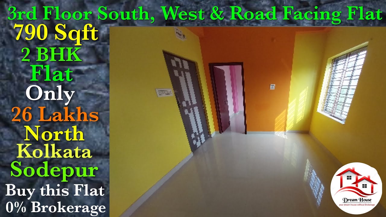 SOLD |790 sqft 1year old 2 bhk Resale Flat Only 25 Lakhs in north ...