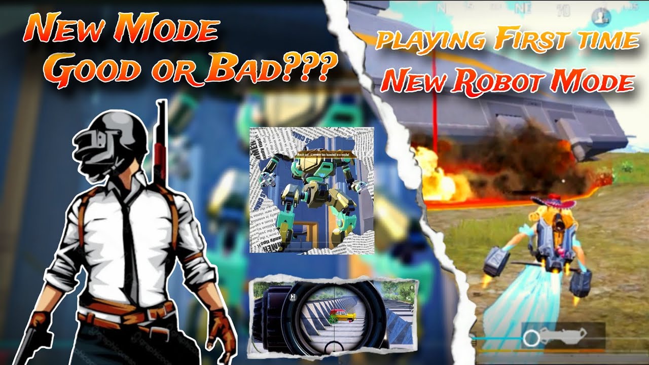 playing new robot mode first time in bgmi...//wrost update ever🤮🤡//# ...