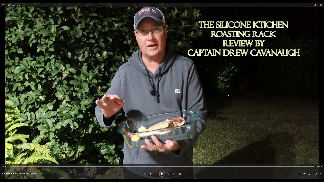 The Silicone Kitchen Roasting Rack Lane Snapper - YouTube