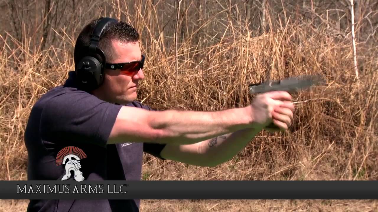 Test Firing Maximus Arms Gladiator 1911 Pistol - YouTube