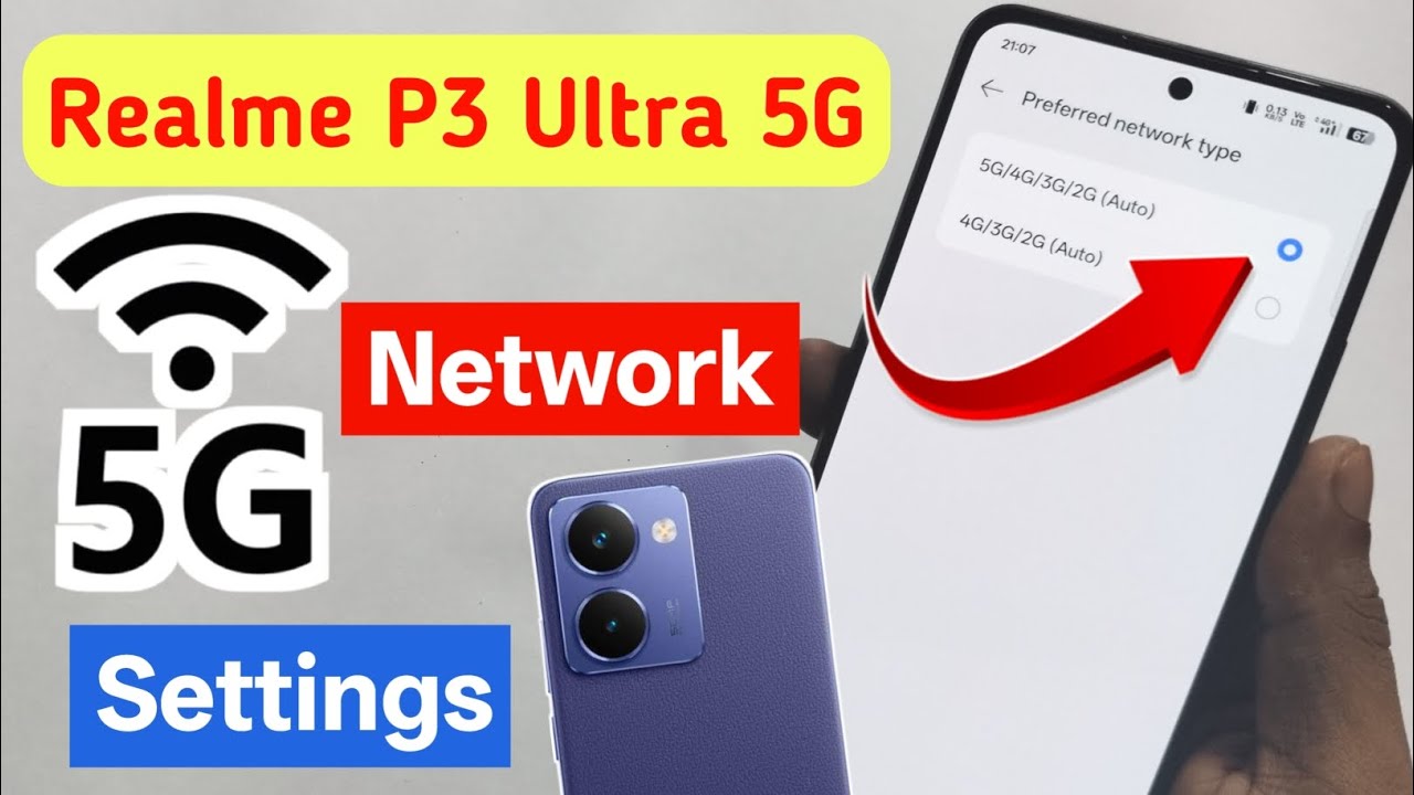 Realme P3 Ultra 5g network settings | realme P3 Ultra me 5g kaise ...