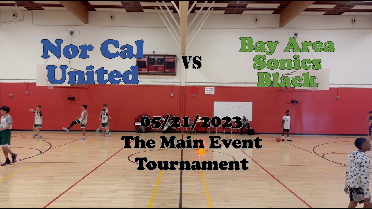 NorCal United vs Bay Area Sonics Black 14u (5/21/23) - YouTube