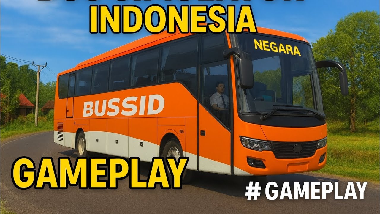 बस Simulator🚌 Indonesia Gameplay | Realistic Bus Driving | BUSSID Indo ...