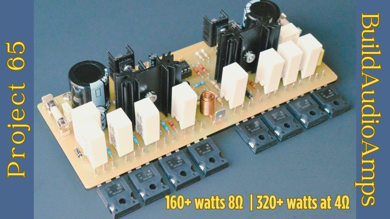 320+ watts at 4Ω CFA-based Op amp input with Hybrid CFP output stage ...