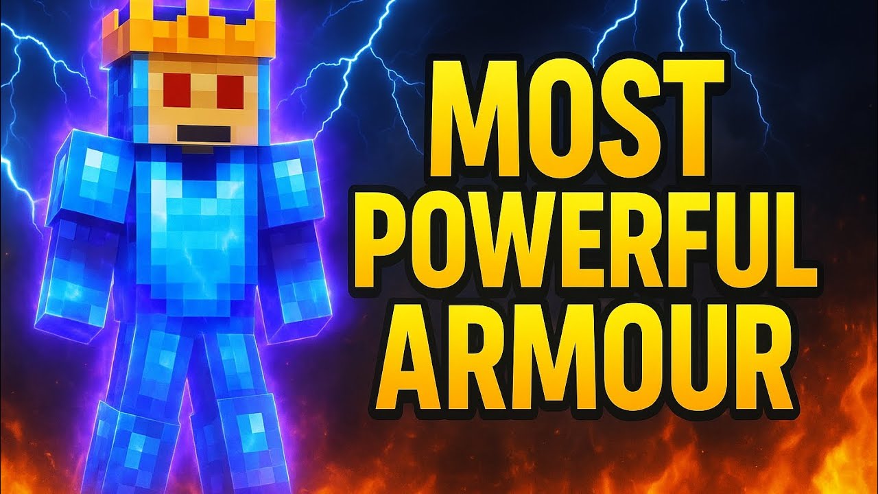 How I Obtained The Most Power Armour in this Minecraft smp - YouTube