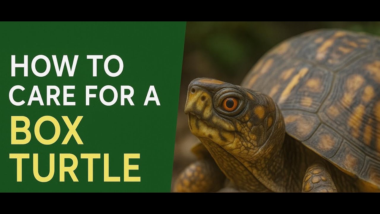 How to Properly Care for Your Box Turtle. Tips and care instructions ...