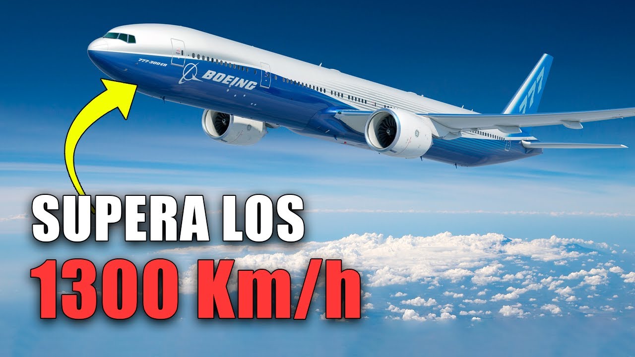 Avión Comercial Vuela más rápido de lo normal - YouTube