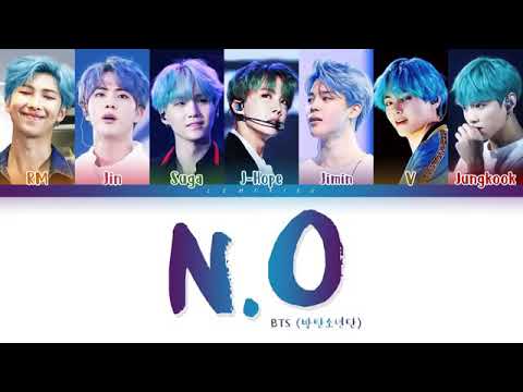 BTS (방탄 소년단)"N.O Lyrics - YouTube