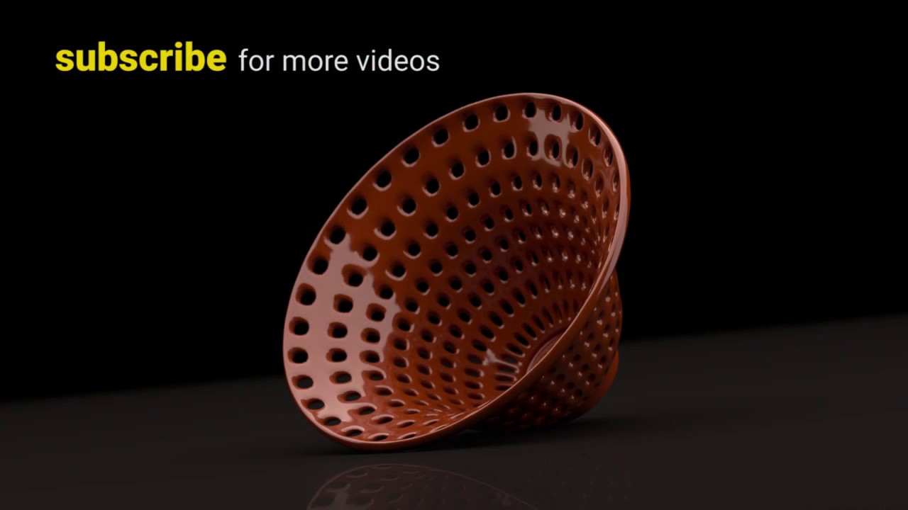 tutorial - Modeling a vase - Maya 2018 - YouTube