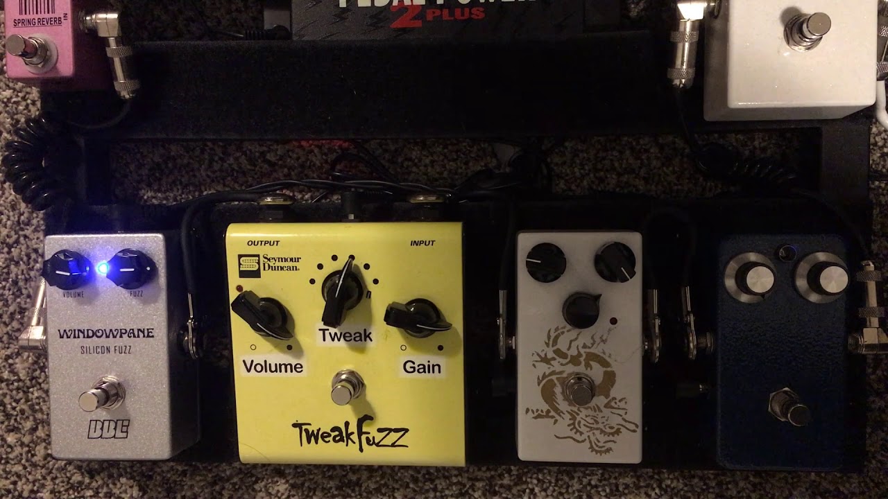 BBE Windowpane Silicon Fuzz - Fuzzes, pt.5/6 - YouTube