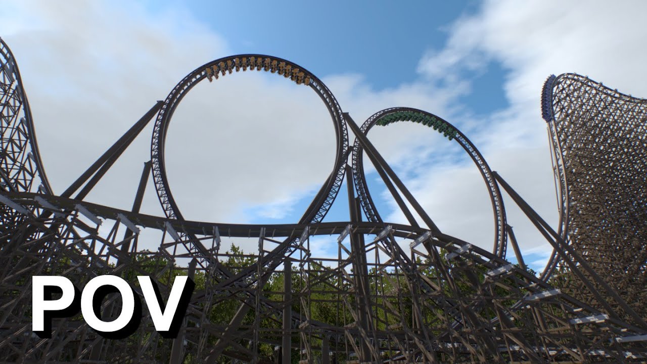 Goliath POV - Double Looping RMC Hybrid Coaster | No Limits 2 | 60fps ...