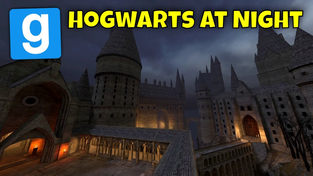 Hogwarts At Night Map - Garry's Mod Map Review: rp_hogwarts_darkos ...