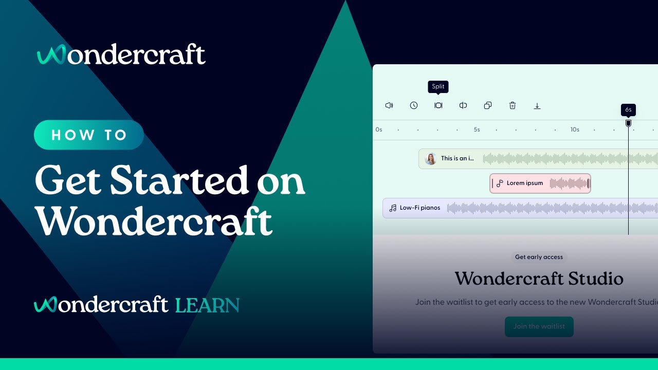 Getting Started with Wondercraft: Create Your First Audio Track | Part ...