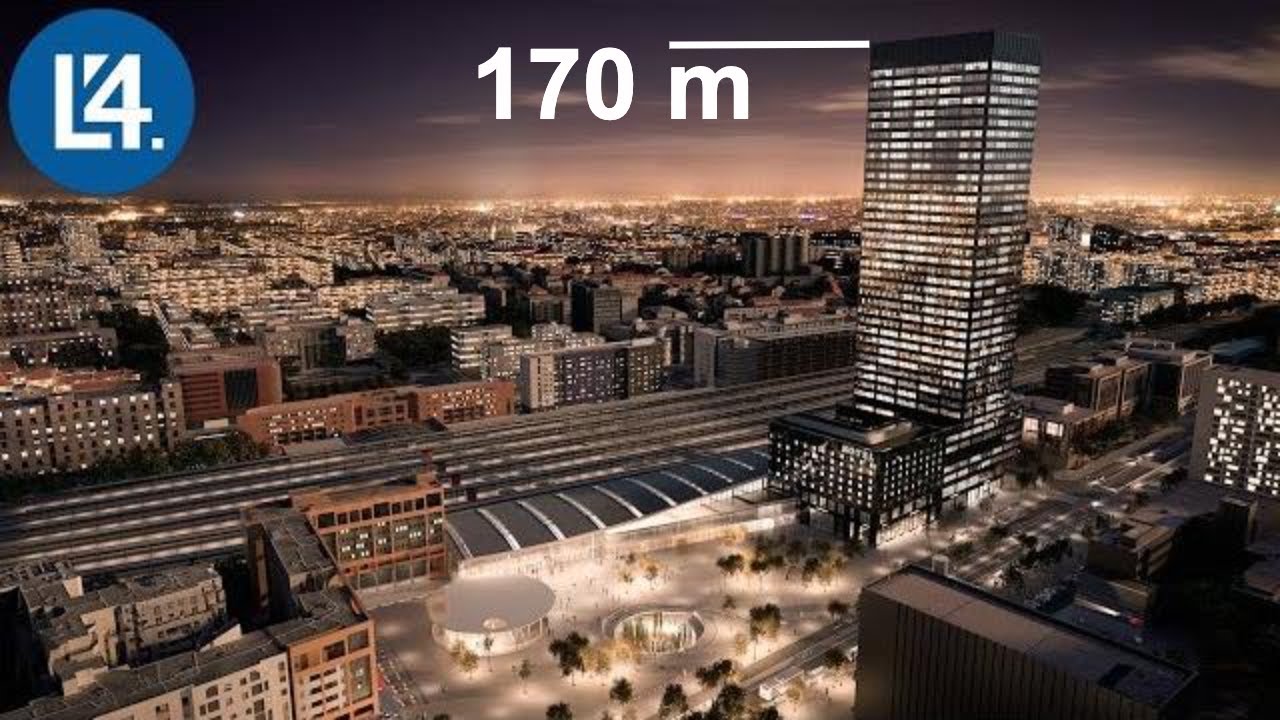 TOUR TO-LYON: Un nouveau gratte-ciel pour la Part-Dieu en 2023 - YouTube