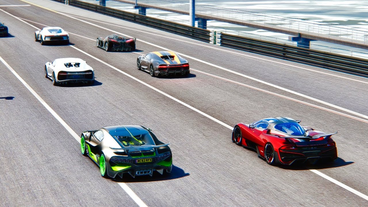 2022 SSC Tuatara Aggressor vs Bugatti Hypercars at Special Stage Route ...