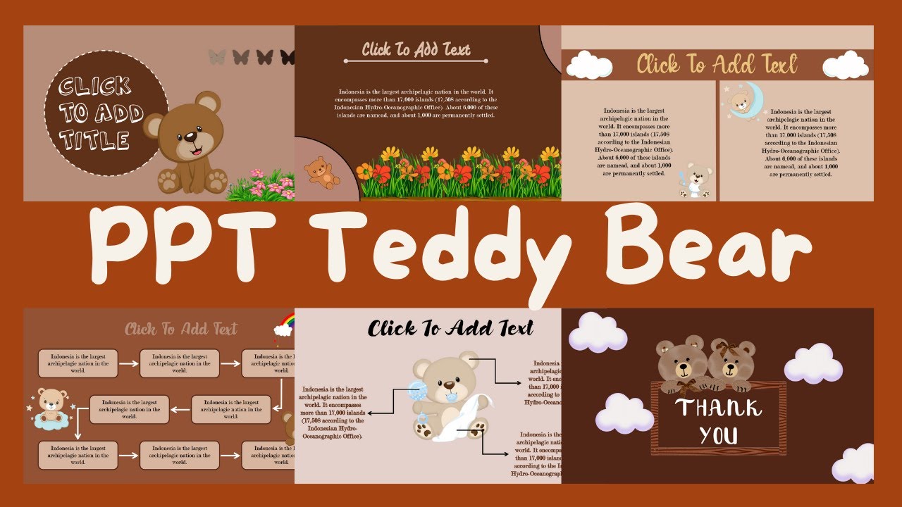 Power Point Aesthetic | Power Point Template | Teddy Bear Theme - YouTube