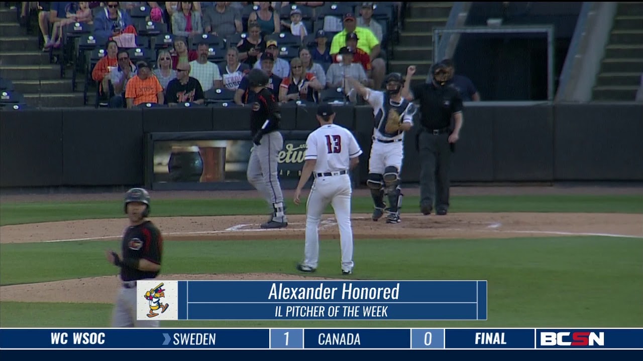 Tyler Alexander Named IL Pitcher of the Week - YouTube