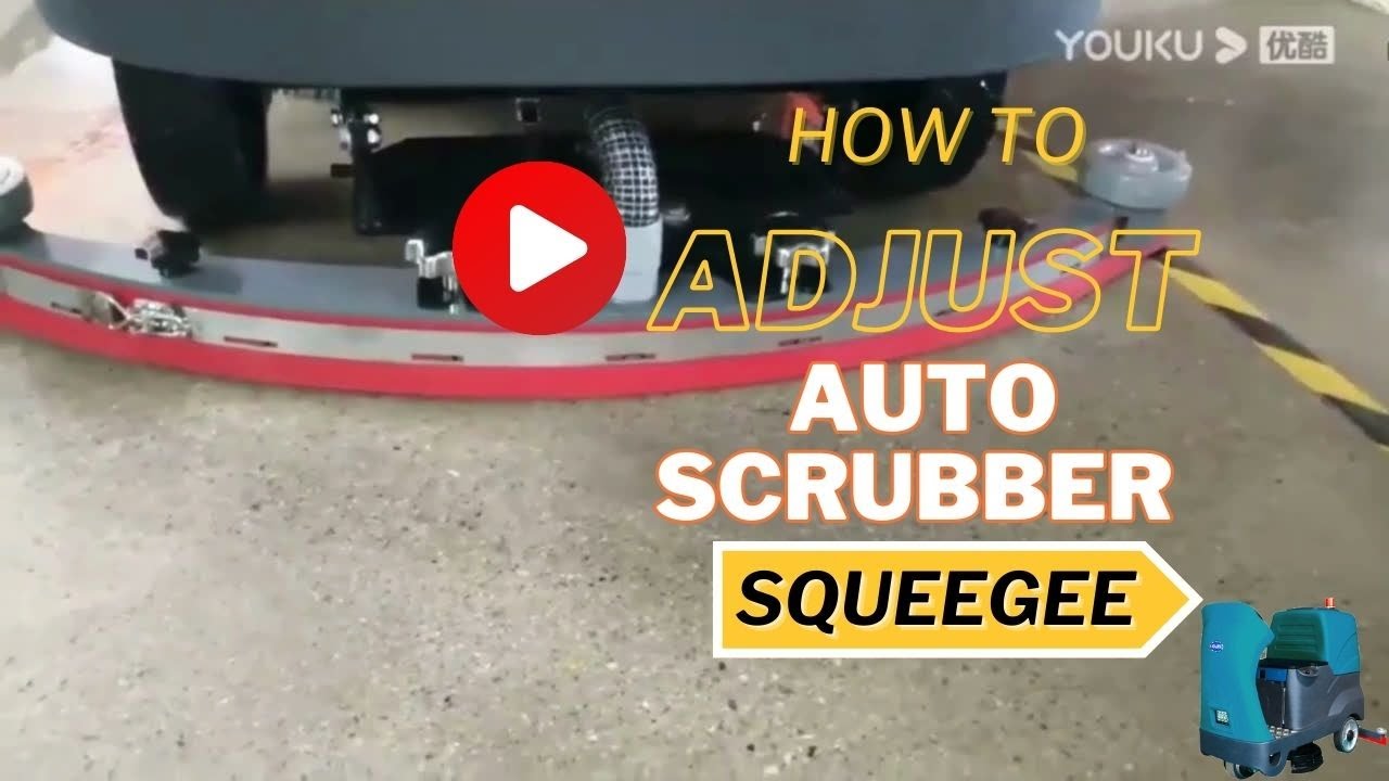 Guide you to adjust auto scrubbers squeege Step by step! - YouTube