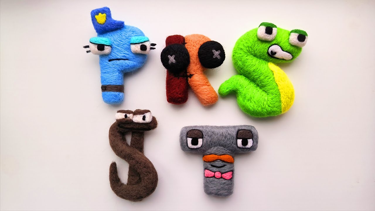 Unifon Alphabet Lore P to T (Evan Arts version) Satisfying Needlefelt ...