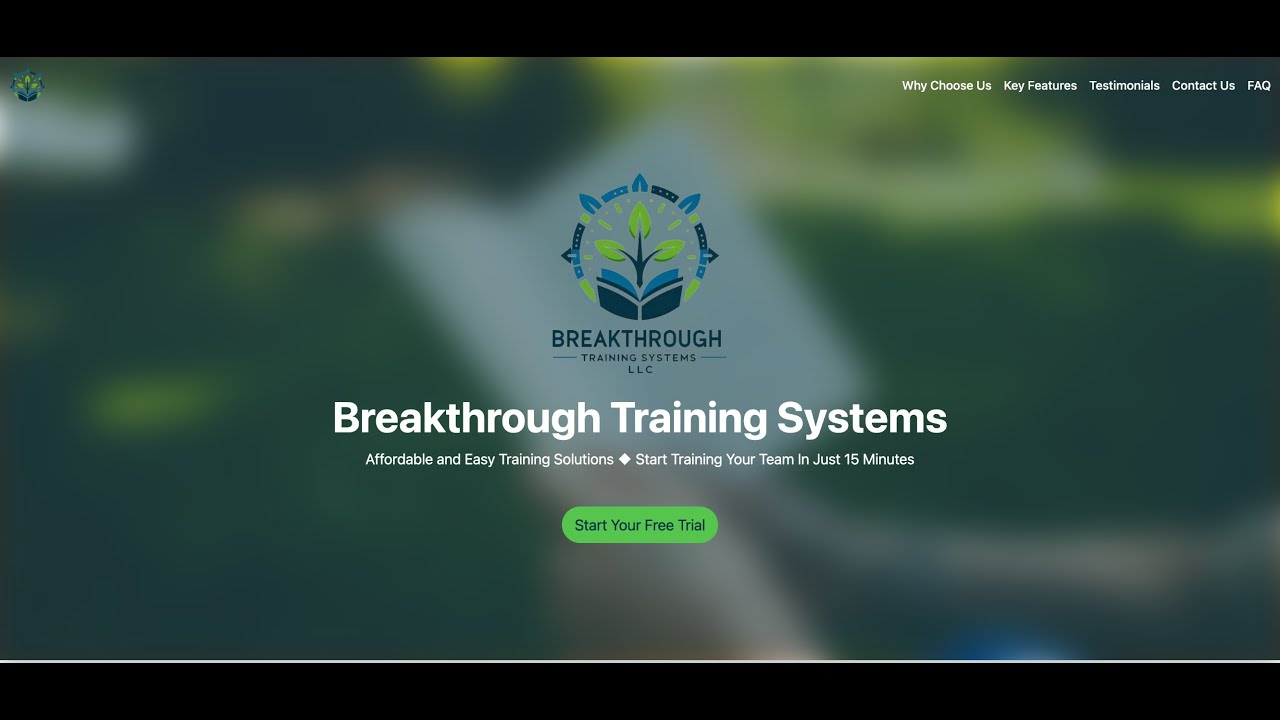 Breakthrough Training Systems Demo, "Empowering Learning Through Easy ...