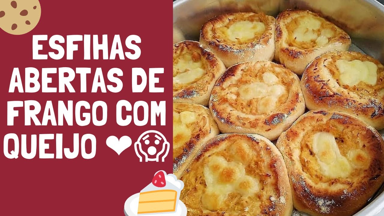 Esfihas abertas de frango com queijo 😱 - Receitas todo dia - YouTube
