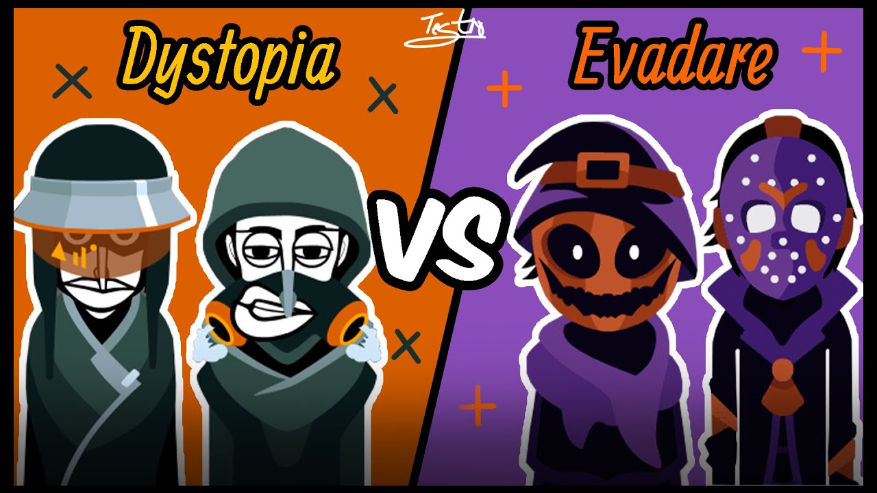 Dystopia Vs Evadare Incredibox Mods Comparison - YouTube
