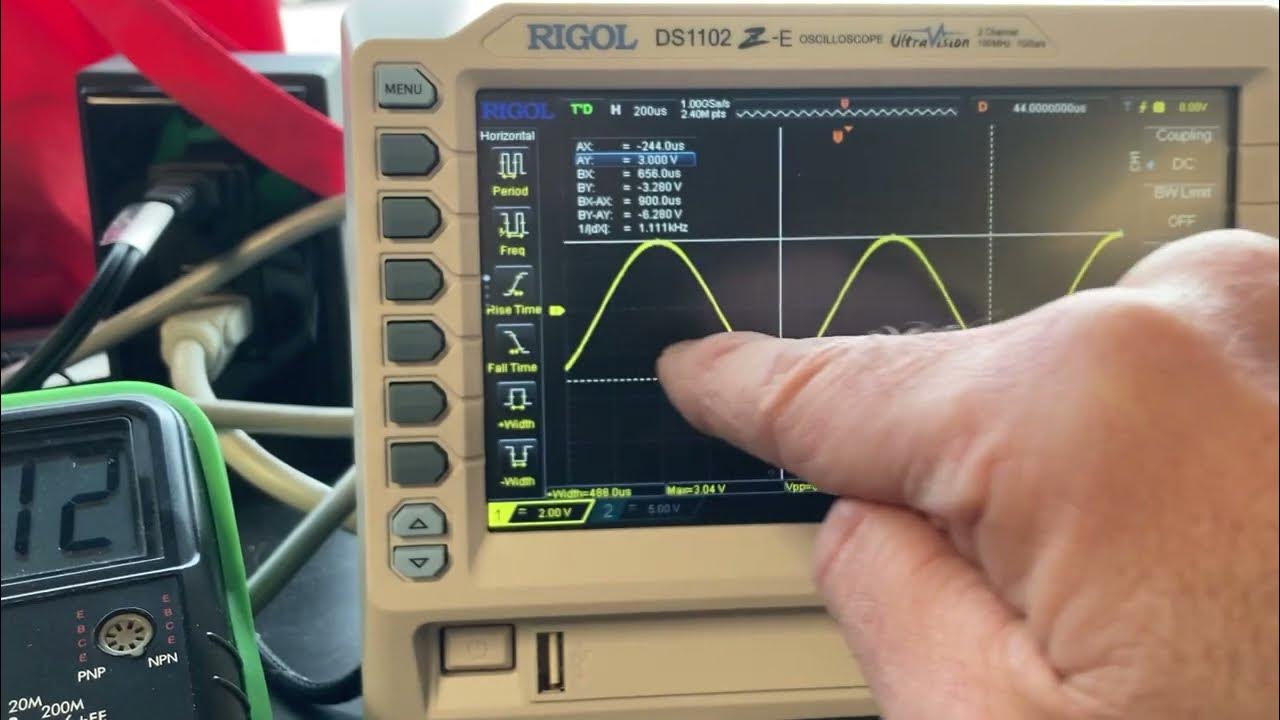 Basic Tutorial Using Rigol Oscilloscope - YouTube