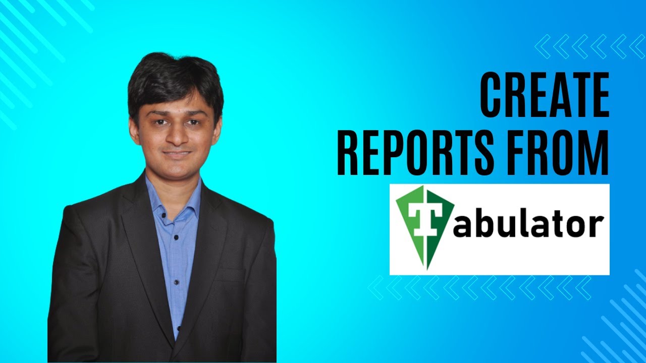 Create Reports using Tabulator. Kaizen Framework. Low Code Platform. - YouTube