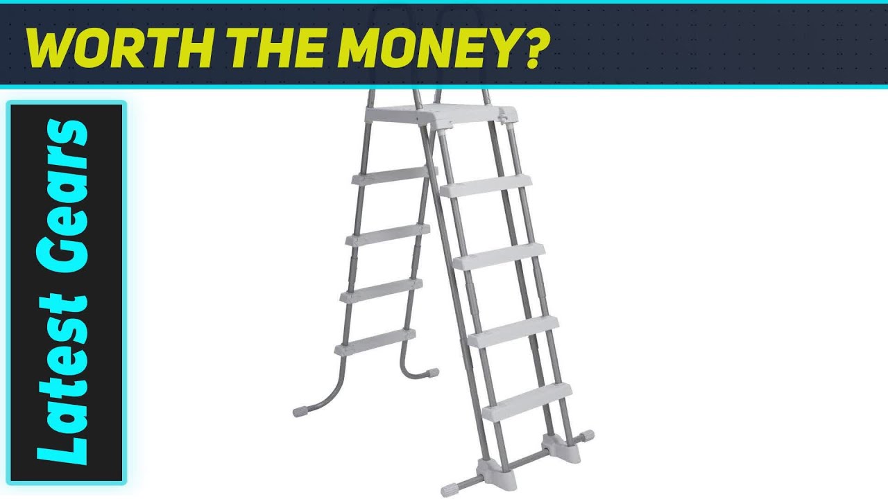 Best Intex Deluxe Pool Ladder? Removable Steps Tested! - YouTube