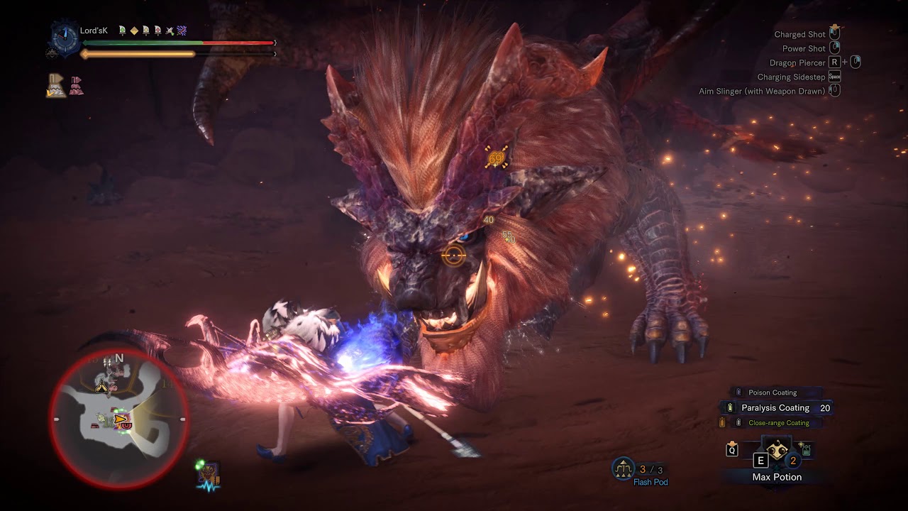 Monster Hunter World Iceborne PC Master Rank Tempered Teostra Solo with ...