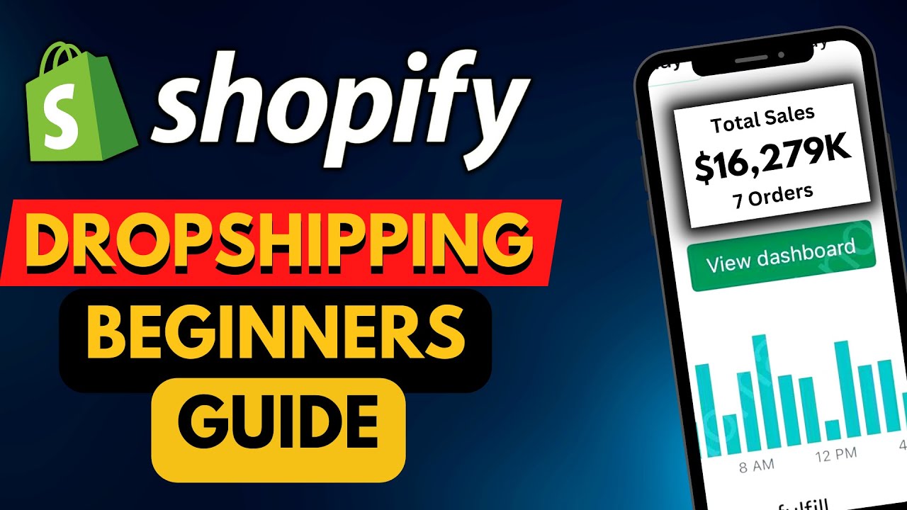 Shopify Dropshipping Tutorial For Beginners 2023 Step by Step - YouTube