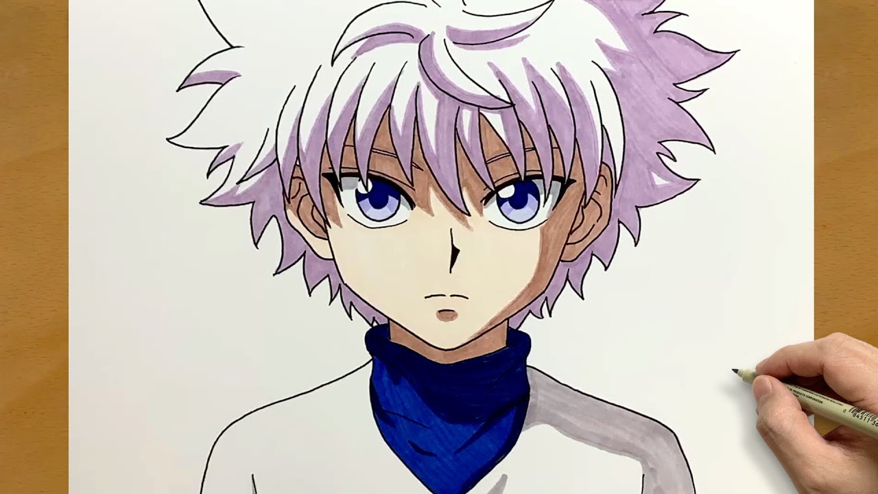 How to Draw Killua Zoldyck Step by Step || Easy Anime Drawing for ...