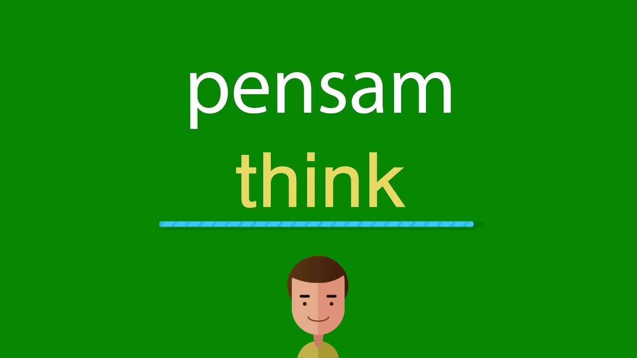 Como dizer pensam em inglês - YouTube