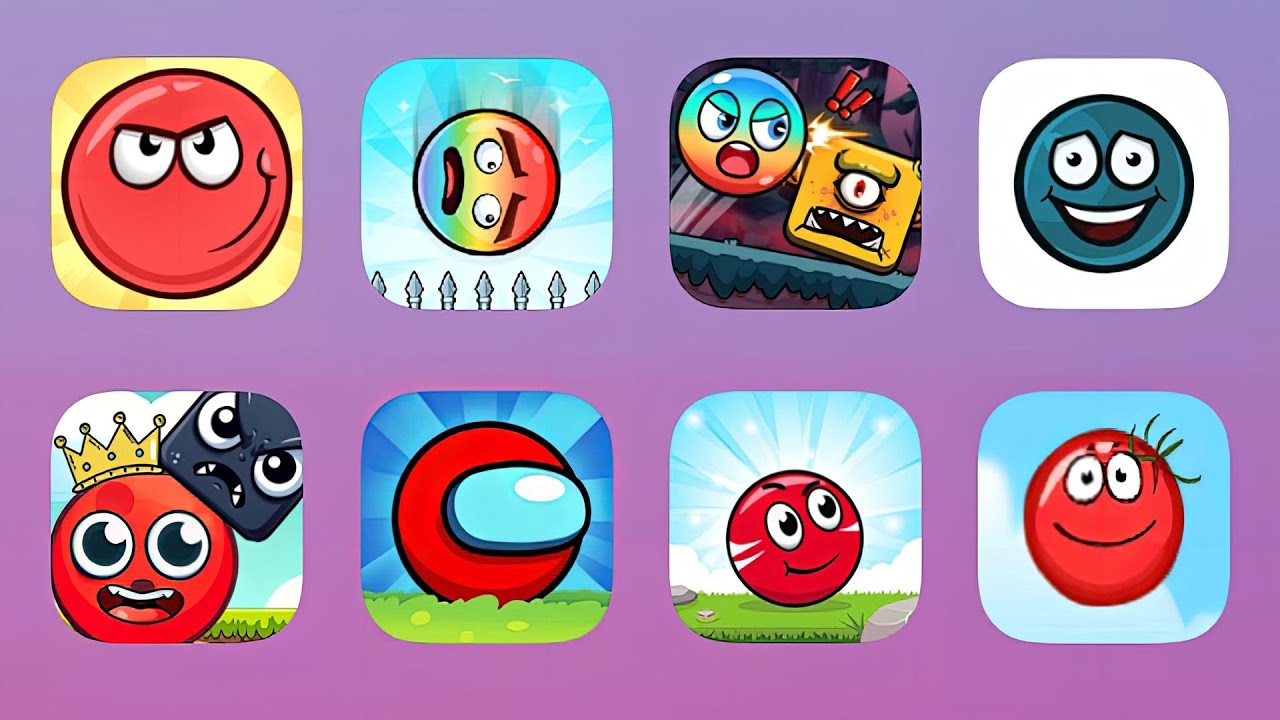 Red Ball 4, Color Ball, Roller Ball 3, Blue Ball 10, Brave Ball and ...
