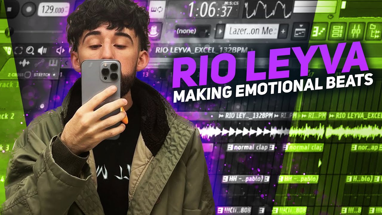 RIO LEYVA MAKING 3 EMOTIONAL BEATS FROM SCRATCH 🤧🔥 - YouTube
