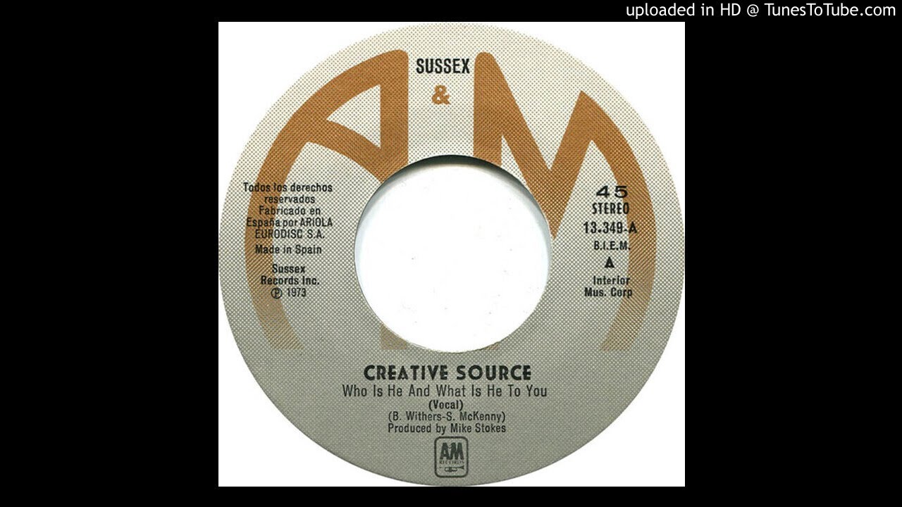 Creative Source - Who is , And What Is He To You 1973 HQ - YouTube