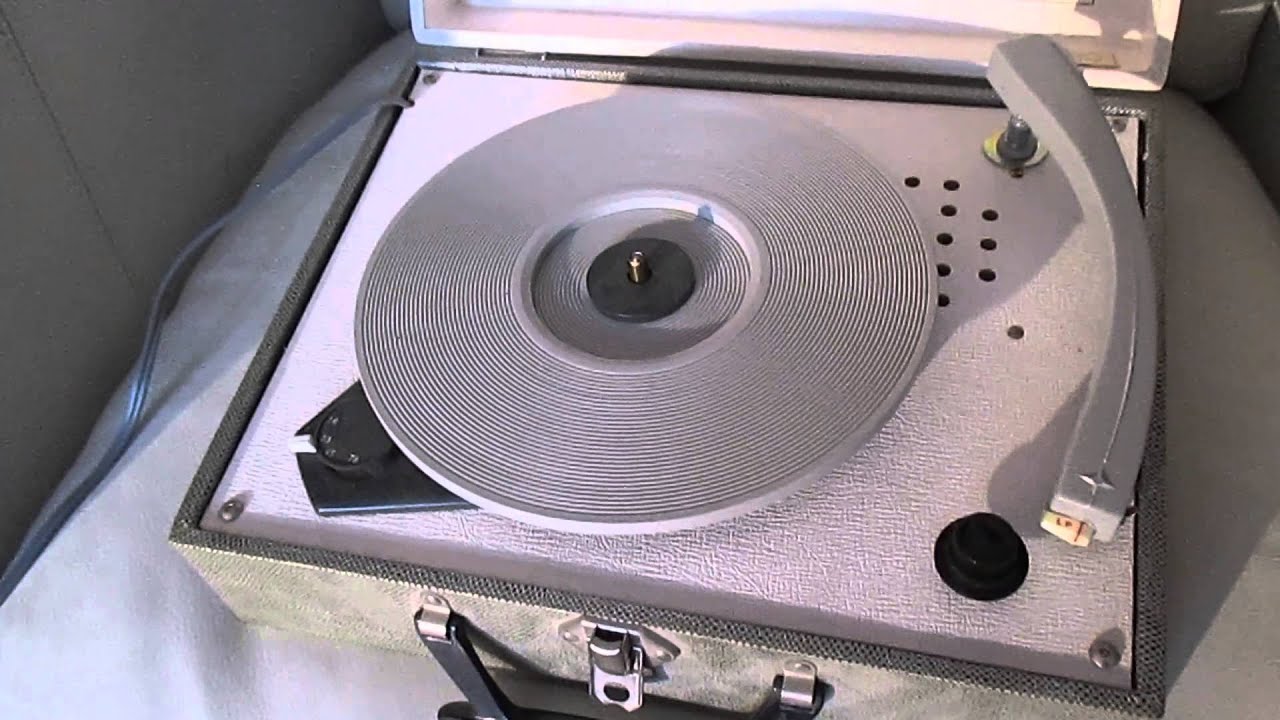 Vintage 1960's Symphonic Portable Record Player - YouTube
