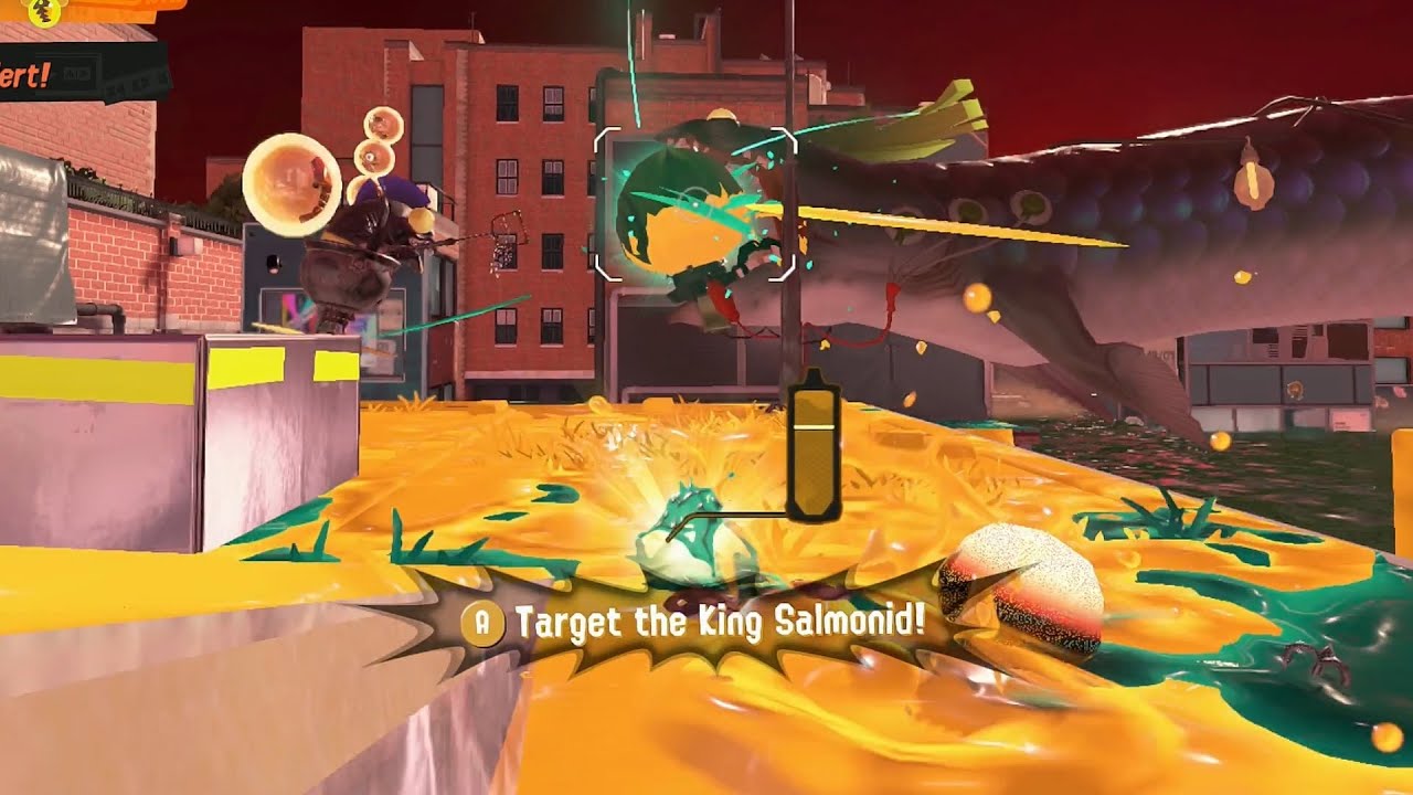 Splatoon 3 - Defeating Horrorboros Gameplay | Big Run (Inkblot Art ...