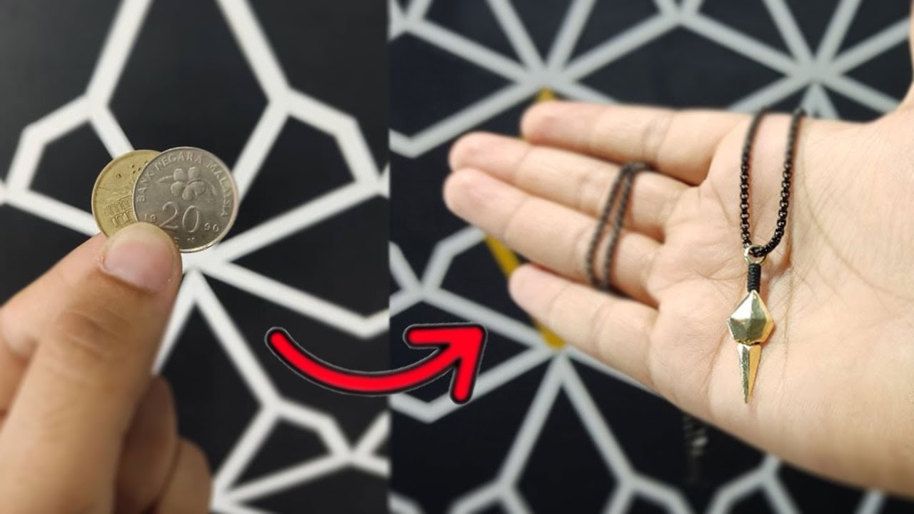 The Secret to Crafting a Dagger from brass Coins - YouTube