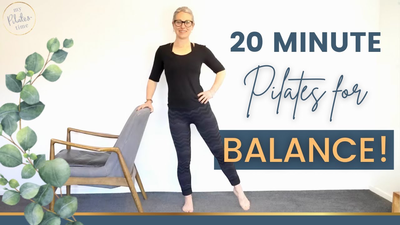 20 MIN PILATES WORKOUT || Good for Balance - YouTube