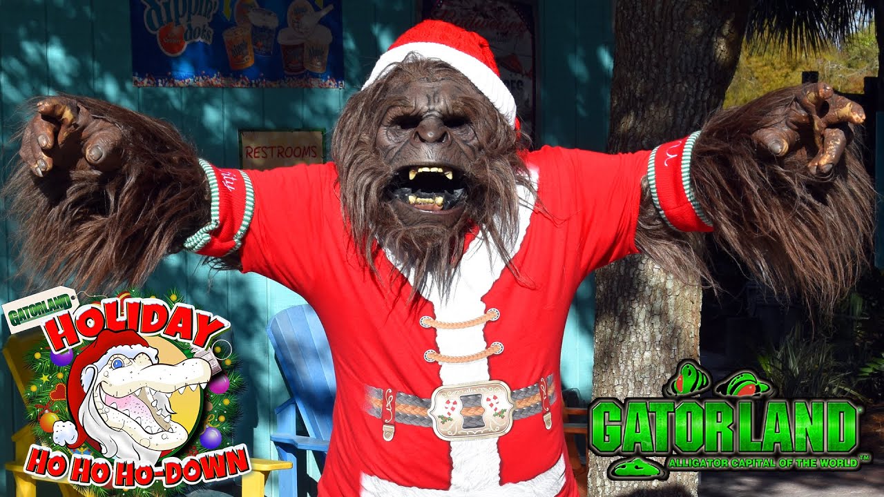 Gatorland's Holiday Ho Ho Ho-Down Event Overview 2020 with Santa Skunk ...