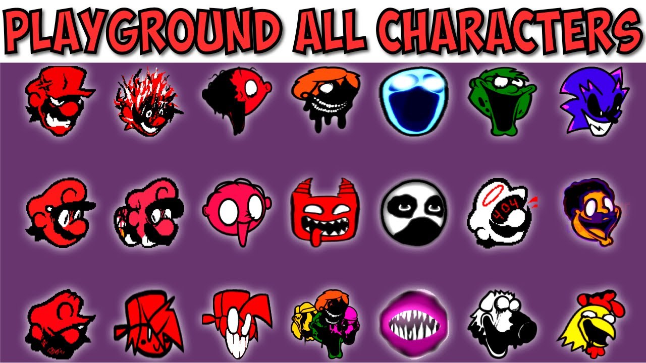 FNF Character Test | Gameplay VS My Playground | ALL Characters Test ...
