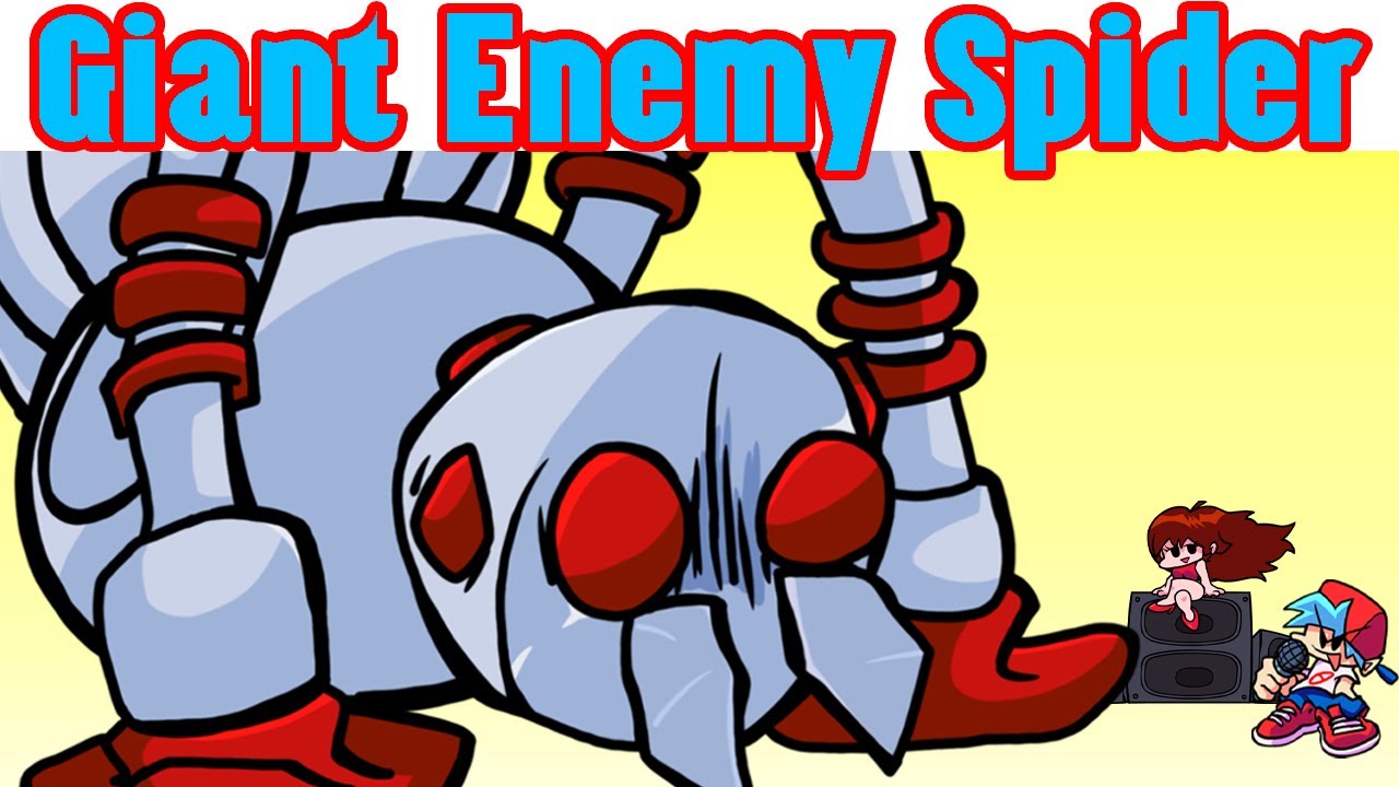 Friday Night Funkin' VS Giant Enemy Spider Boss (FNF Mod/Meme/HARD ...