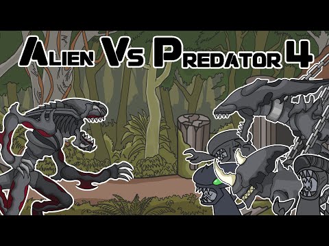 Alien Vs. Predator 4 | Among Us Animation