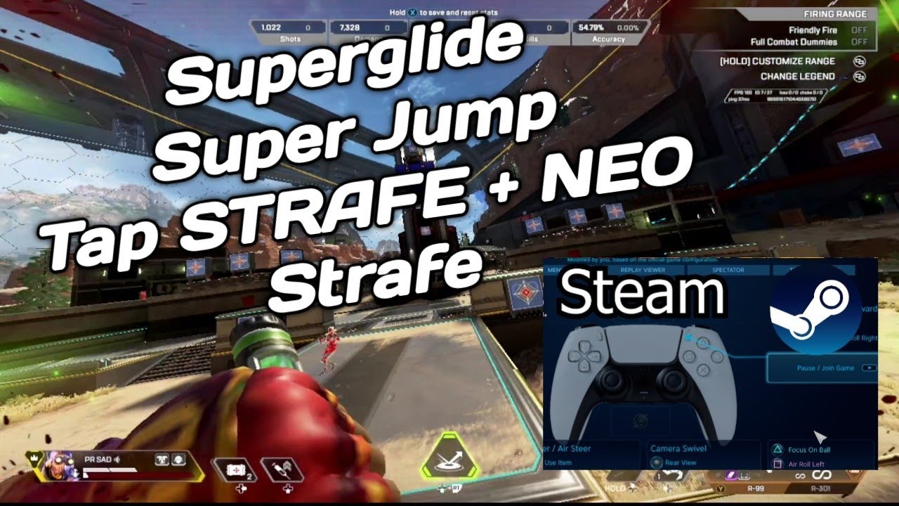 BEST Controller Movement Configs Superglide, Neo Strafe, Super jump | Apex - YouTube