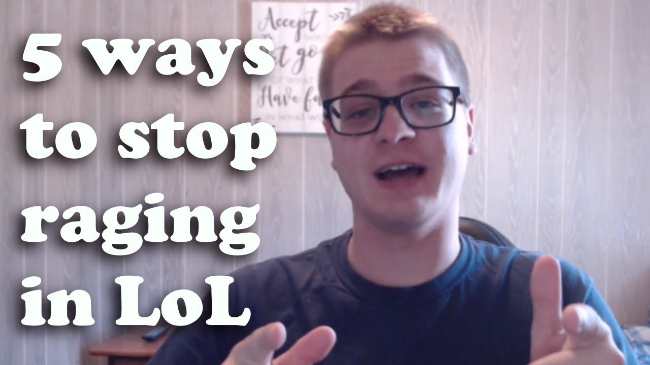 5 Things To Do When Raging in a Video Game - YouTube