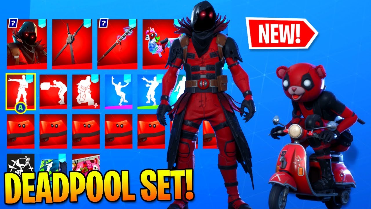 The *NEW* Deadpool Skins In Fortnite! Ravenpool & Cuddlepool - YouTube