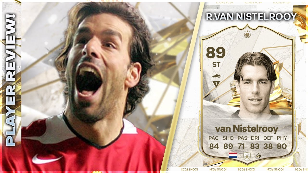 GOAL SCORING MACHINE!!!!! ICON 89 RATED RUUD VAN NISTELROOY PLAYER ...