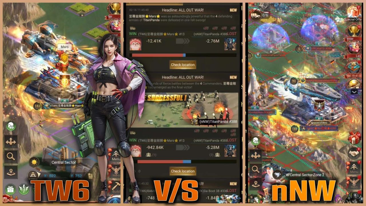 🔥 TW6 V/S nNW ⭐ Shield Wall Failed 🔥 Hive Burn || Map 900009 ::: Last ...