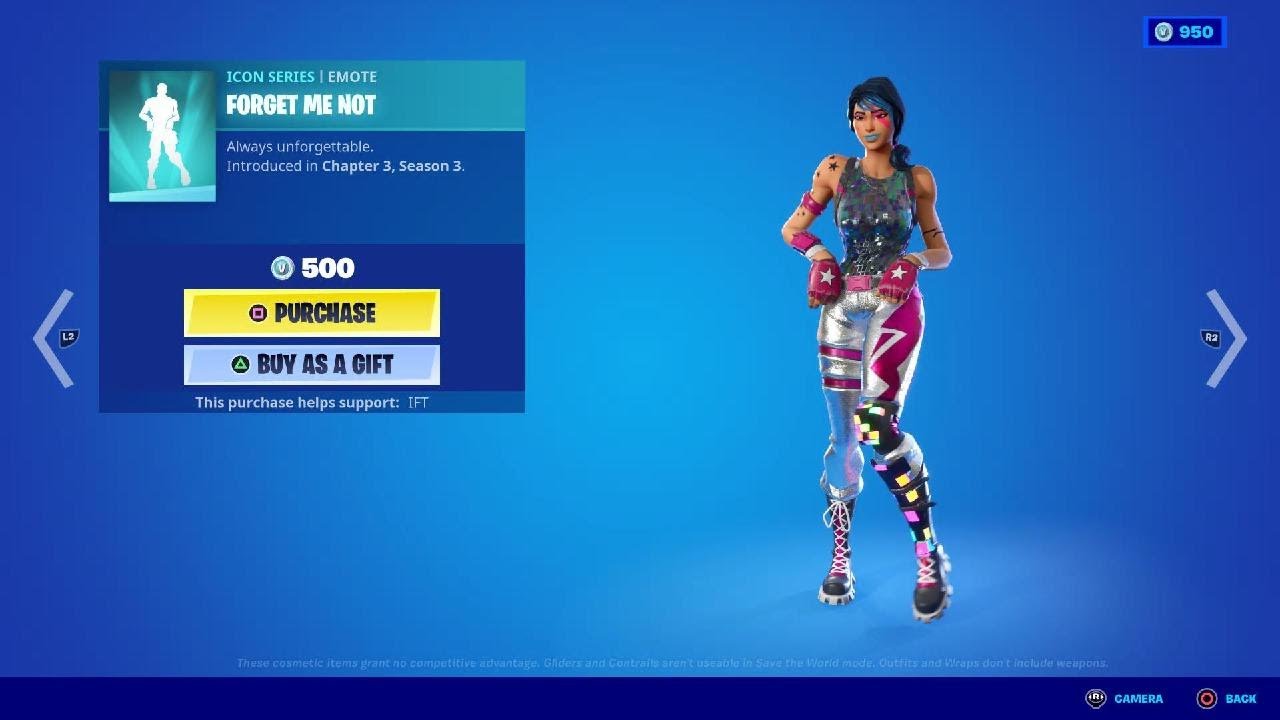NEW Forget Me Not emote ! 🕺🏻 - YouTube